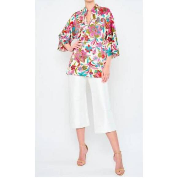 FLORA BEA | Tops | New Flora Bea Arlet Top In Ivory Riverhill | Poshmark